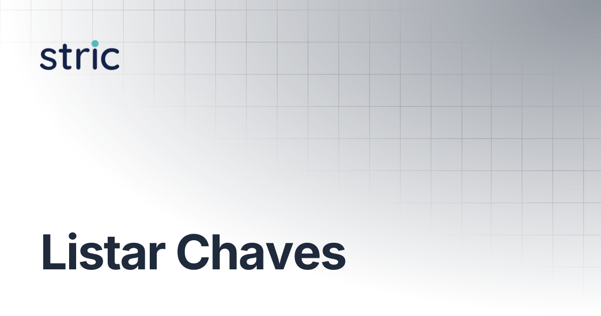 Listar Chaves | Stric